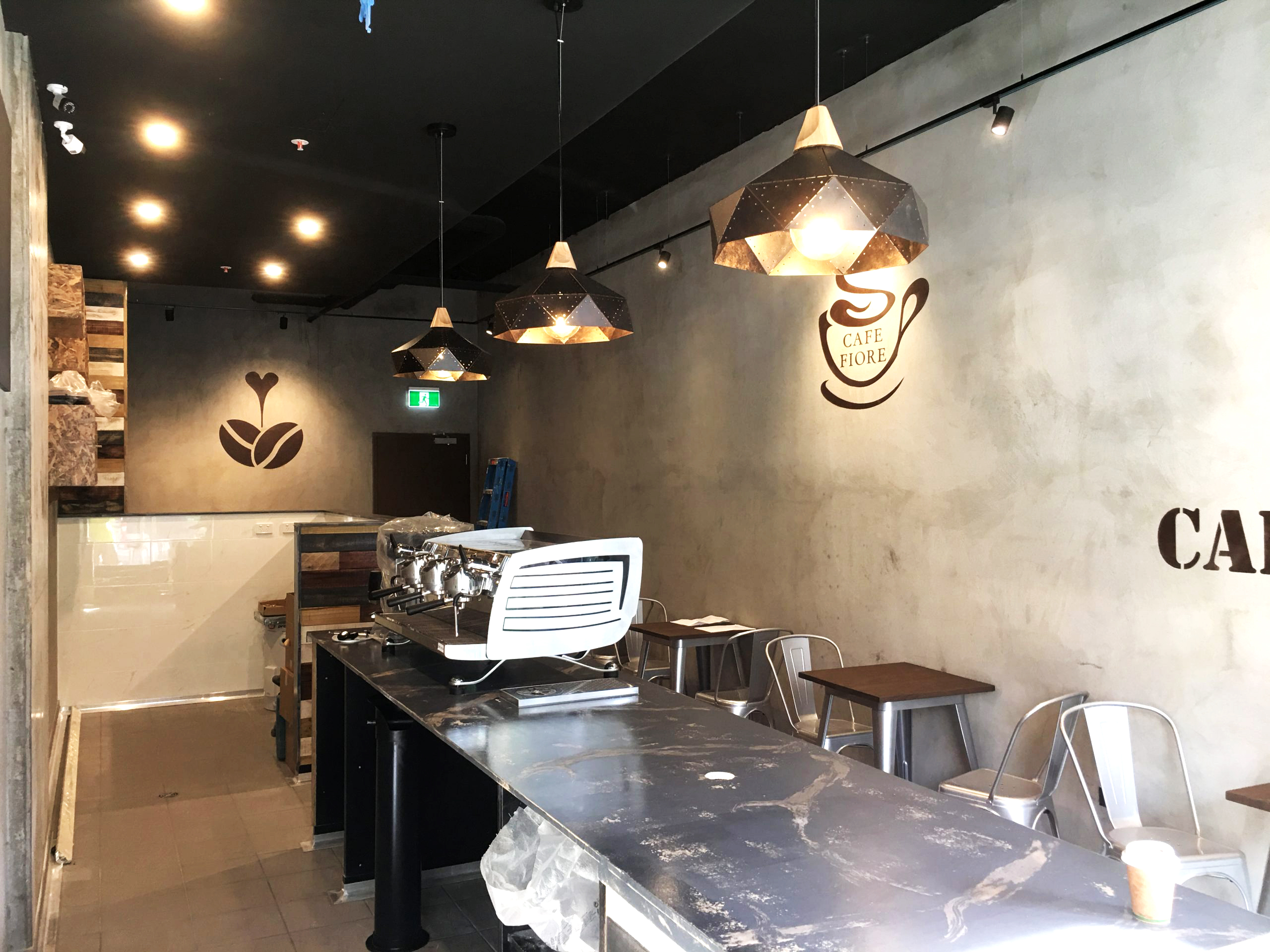 Cafe Fiore - Blue Interiors | Design & Constuction